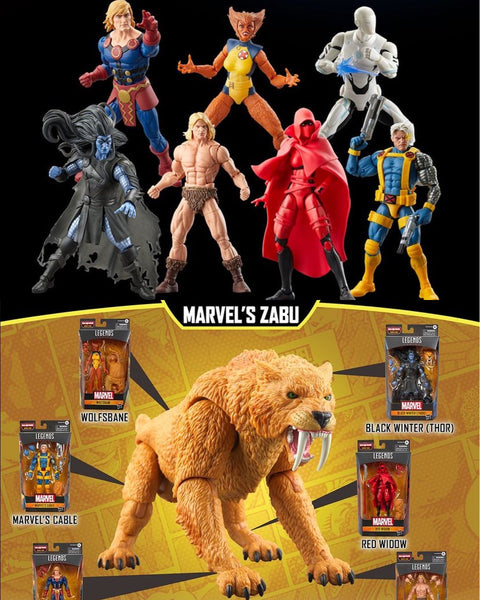 Marvel Legends Zabu BAF wave (7-Figure Set) – Empire Toy Shop